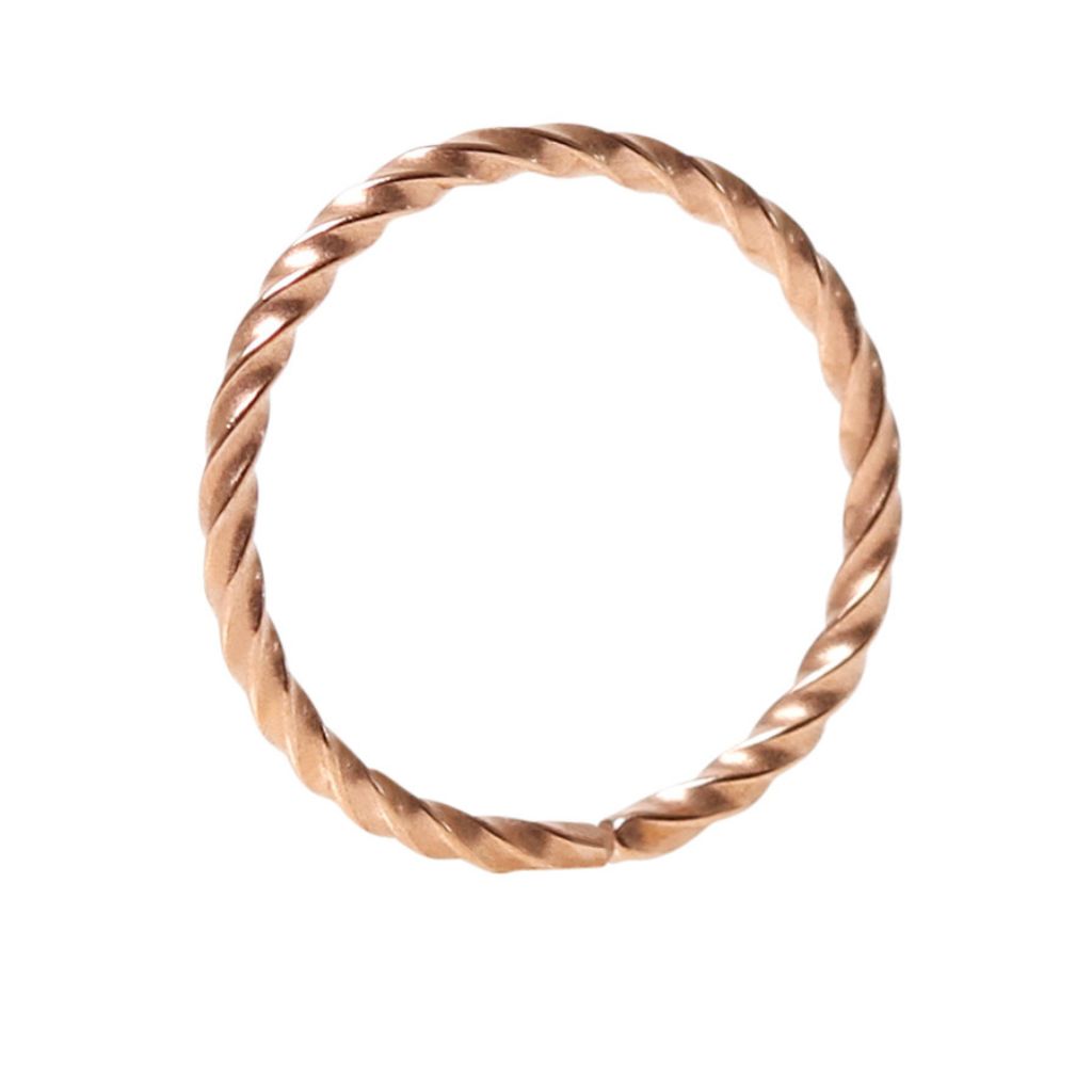 Rope Continuous Twist Rings (Steel) | imaxshop.com