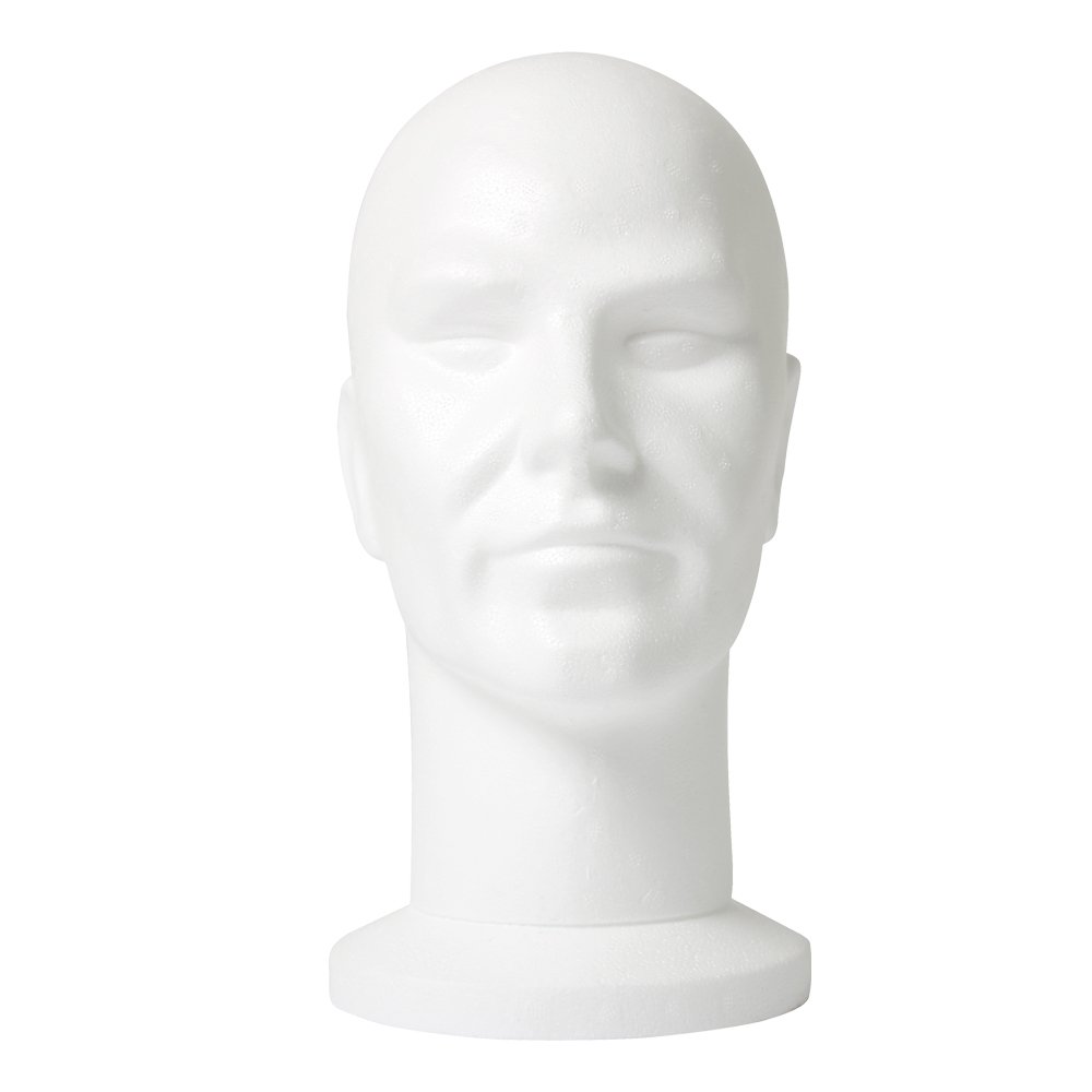 Male Head in Polystyrene | imaxshop.com